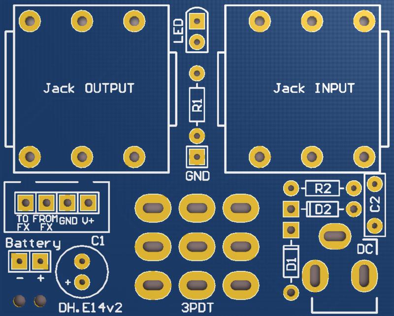 PCB for 1590B enclosure